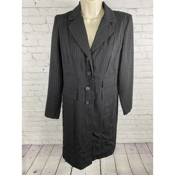 Dani Max | Jackets & Coats | Vtg Dani Max Petite Shoulder Pads Long ...